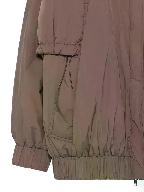 ALYSI Hooded Drawstring Jacket