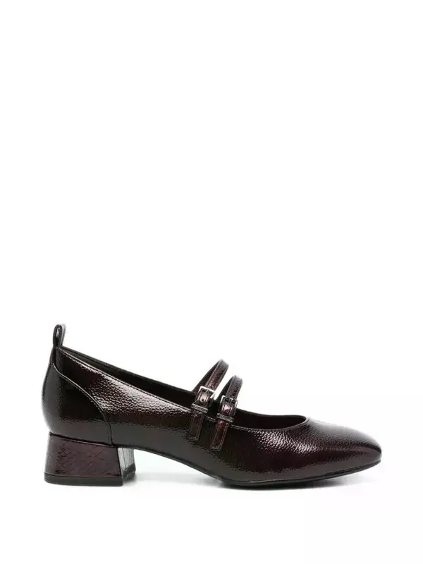 TAMARIS Buckle-strap Block-heel Pumps - Red