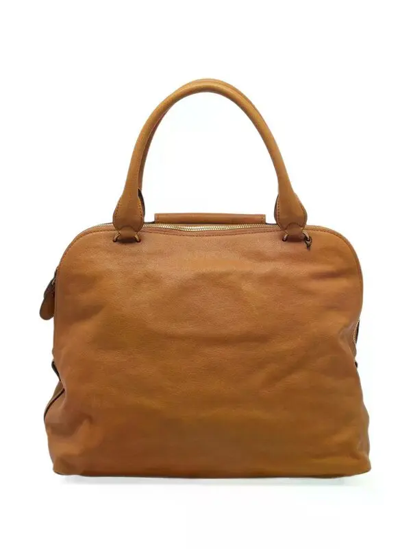 Chloé Elsie Turn-lock Satchel Bag - Brown