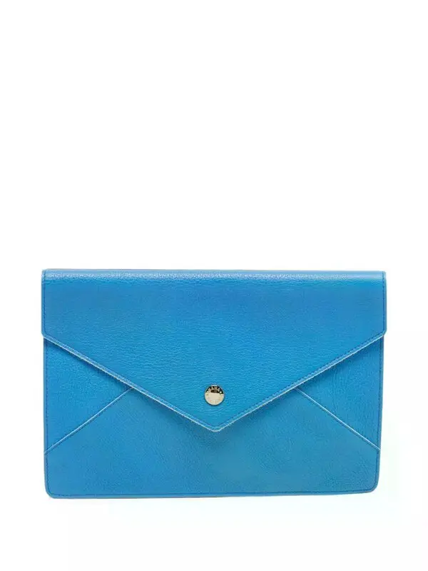 Dolce & Gabbana Envelope Flat Clutch Bag - Blue