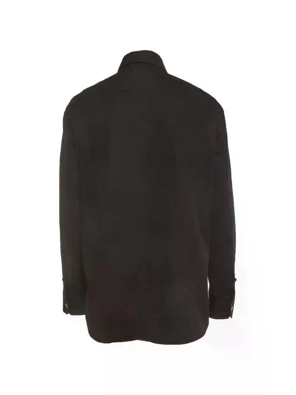 Versace Button-down Long-sleeve Shirt - Black