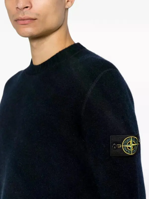 Stone Island Logo-patch Sweater