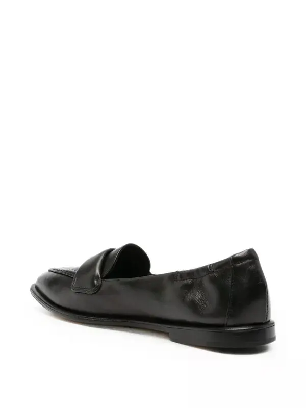 POMME D´OR Pointed-toe Leather Loafers