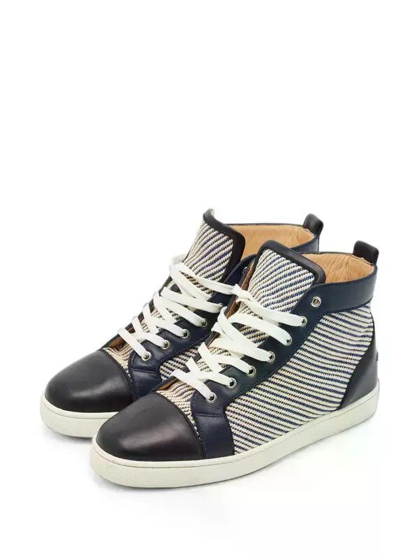 CHRISTIAN LOUBOUTIN Rantus Orlato High-top Sneakers - Blue