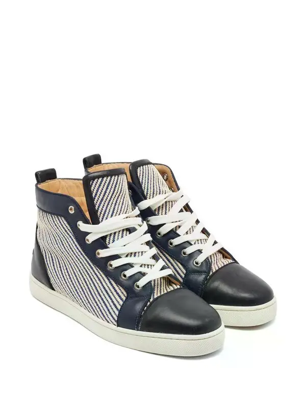 CHRISTIAN LOUBOUTIN Rantus Orlato High-top Sneakers - Blue