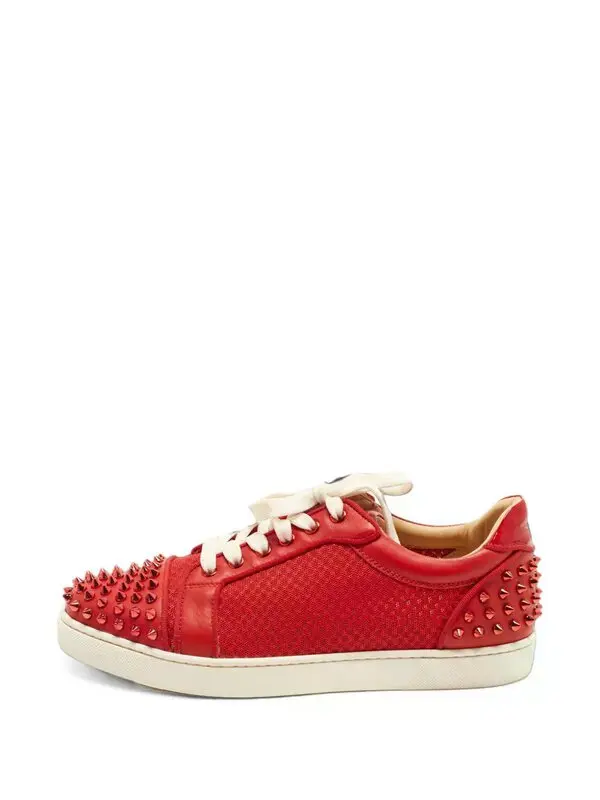 CHRISTIAN LOUBOUTIN Vieira Spike Sneakers - Red