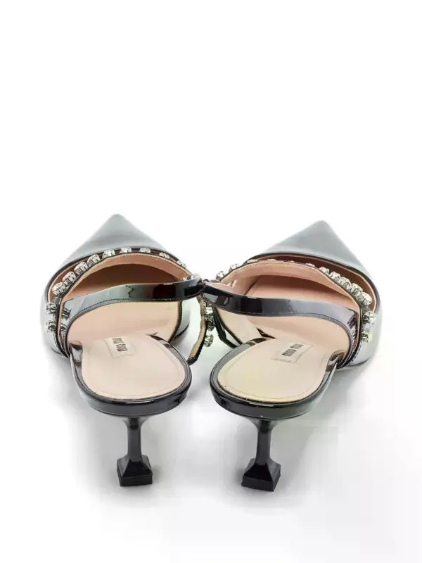 Miu Miu Crystal-embellished Pumps