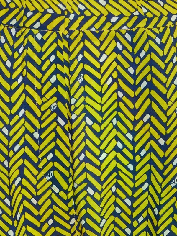 Carolina Herrera Pleated Crepe Trousers With All-over Graphic Print