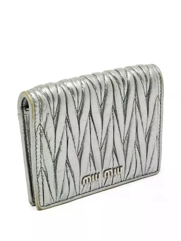 Miu Miu Matelassé Leather Bi-fold Wallet