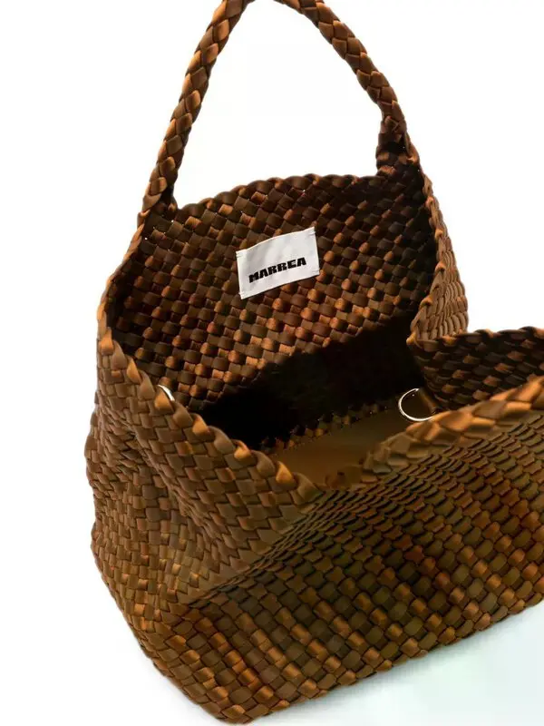 MARREA Woven-stripe Shoulder Bag