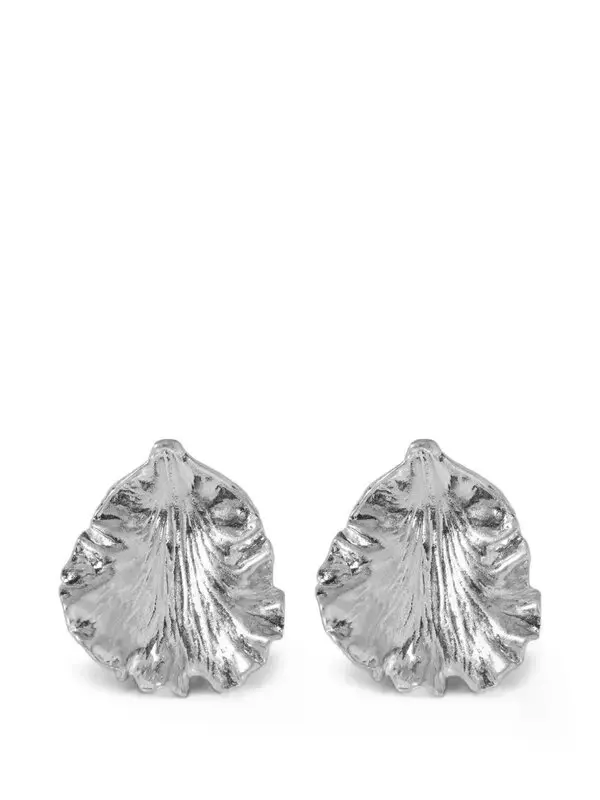 Cult Gaia Irisi Leaf Earrings - Silver