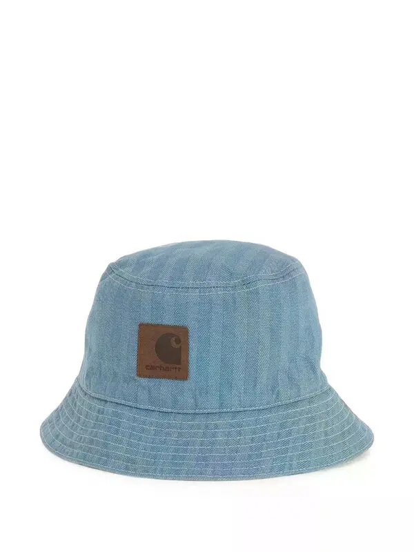 Carhartt Work In Progress Menard Herringbone Bucket Hat - Blue