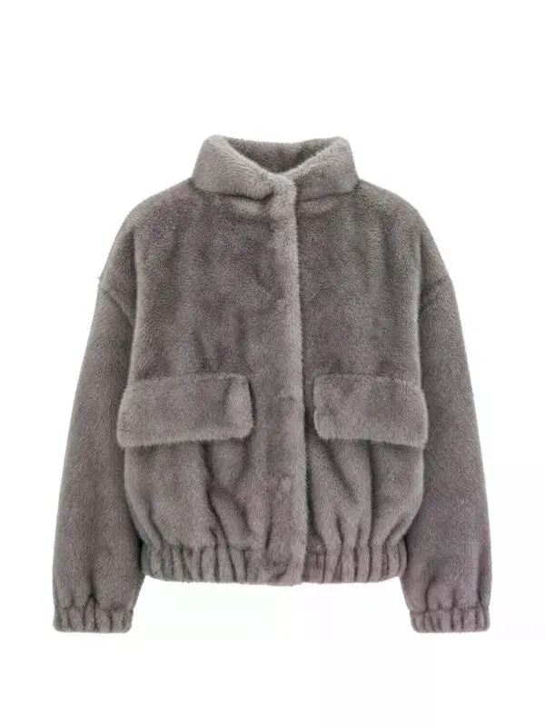 Liu Jo Faux-fur Elasticated-trim Jacket