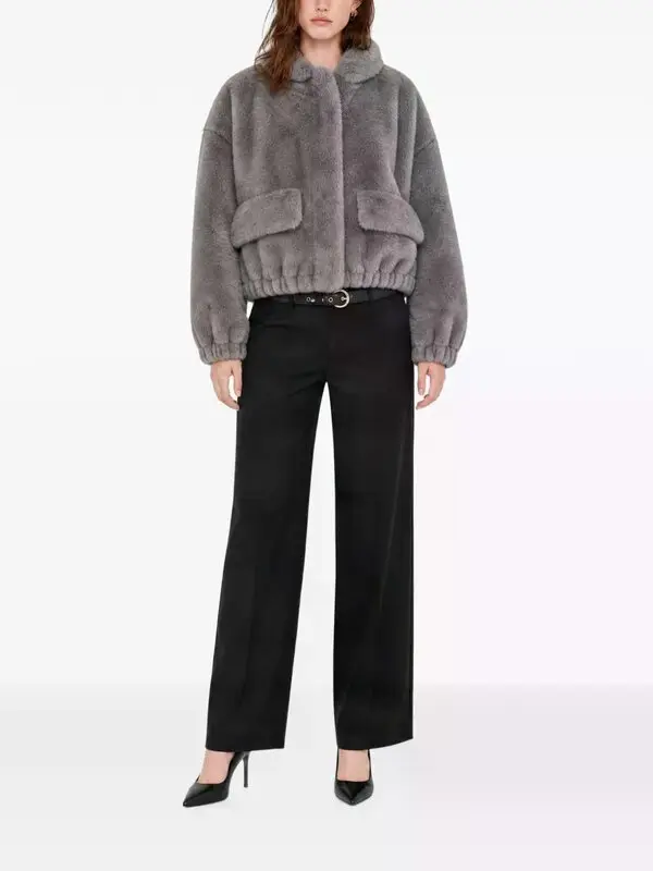 Liu Jo Faux-fur Elasticated-trim Jacket