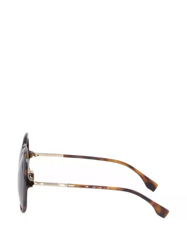 Fendi Tortoiseshell Round Sunglasses