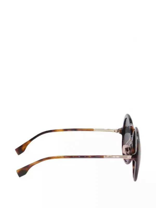 Fendi Tortoiseshell Round Sunglasses