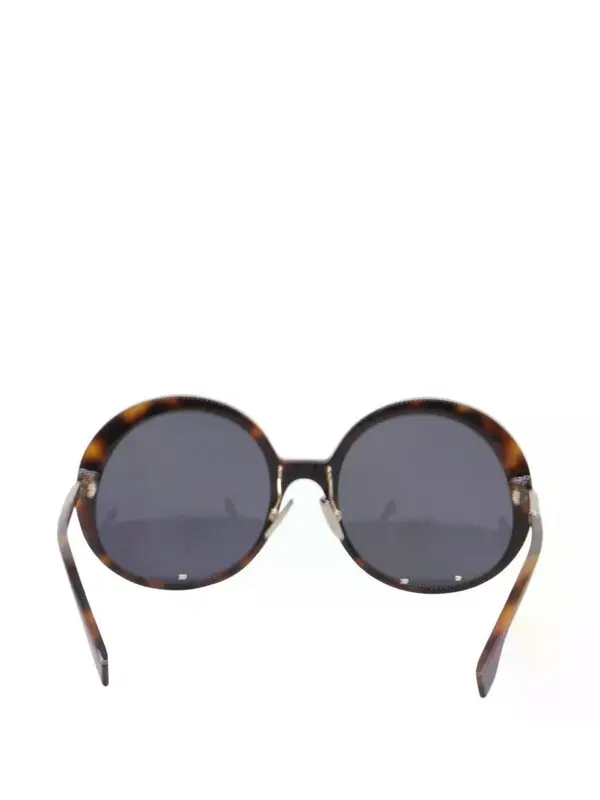 Fendi Tortoiseshell Round Frame Sunglasses