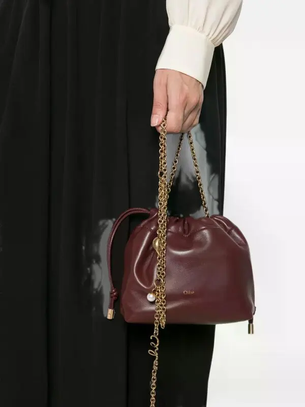 Chloé Icons Charms Chain-strap Shoulder Bag - Red