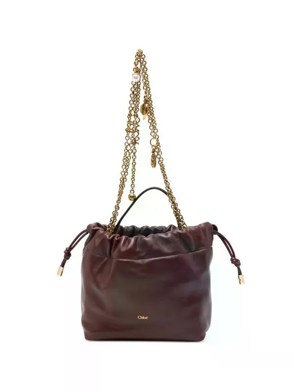 Chloé Icons Charms Chain-strap Shoulder Bag - Red