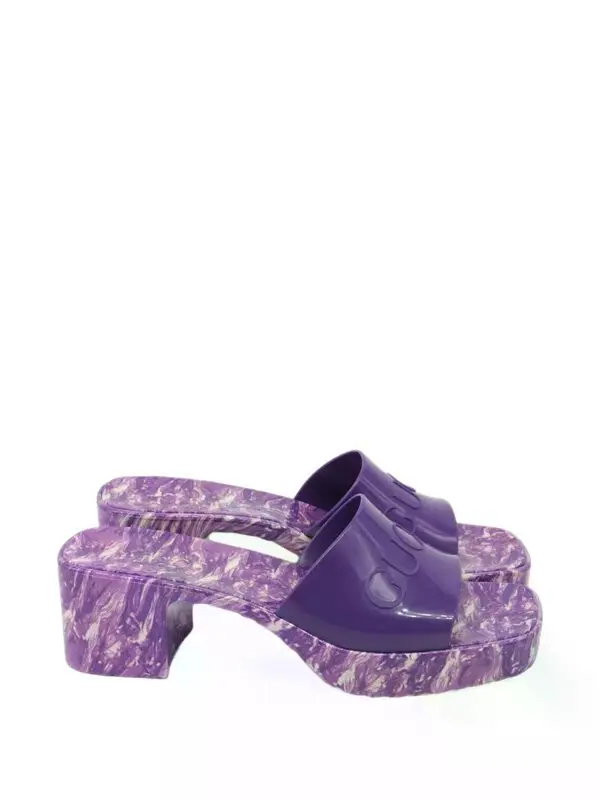 Gucci Logo Slides - Purple