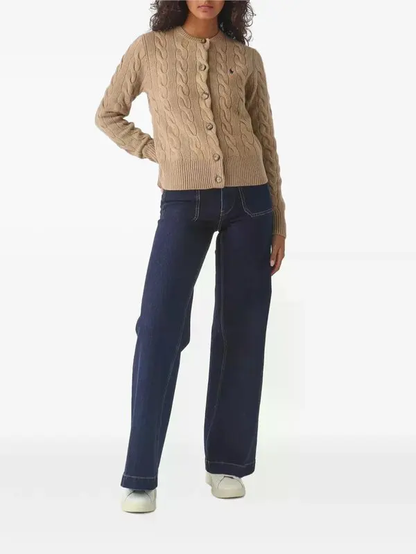 Polo Ralph Lauren Cable Knit Cardigan - Neutrals