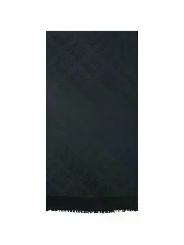 Mulberry Tree Jacquard Scarf - Black