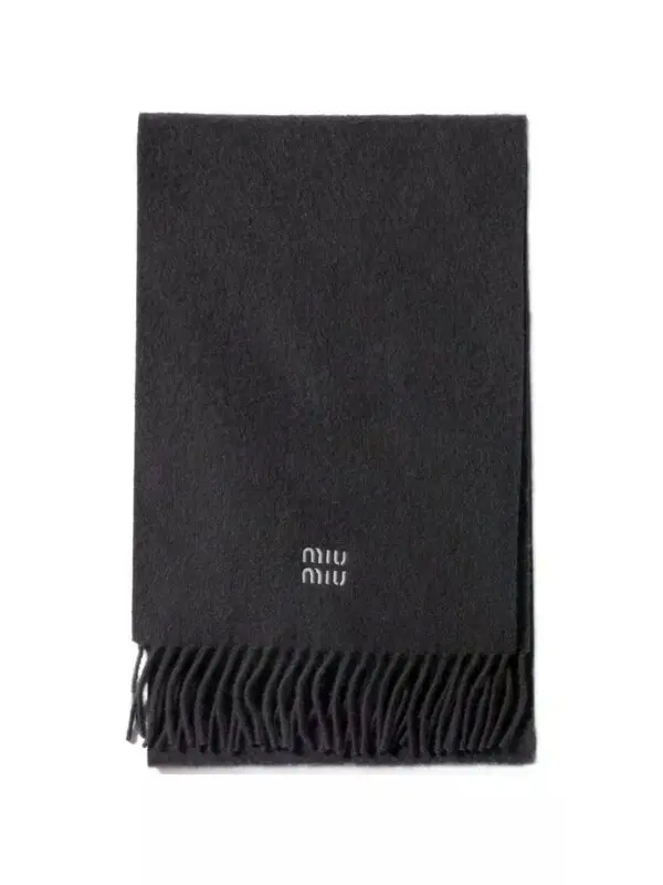 Miu Miu Cashmere Scarf - Grey