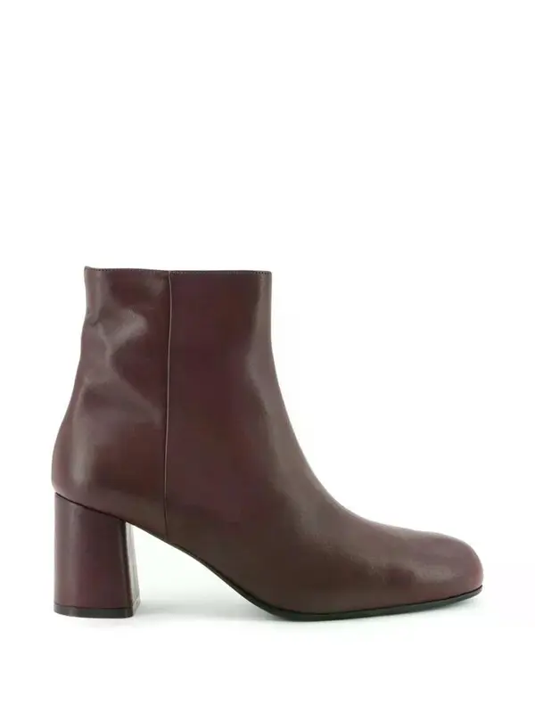 ATP ATELIER Leather Ankle Boots - Brown