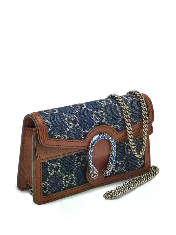 Gucci Mini Dionysus Super Gg Shoulder Bag - Blue