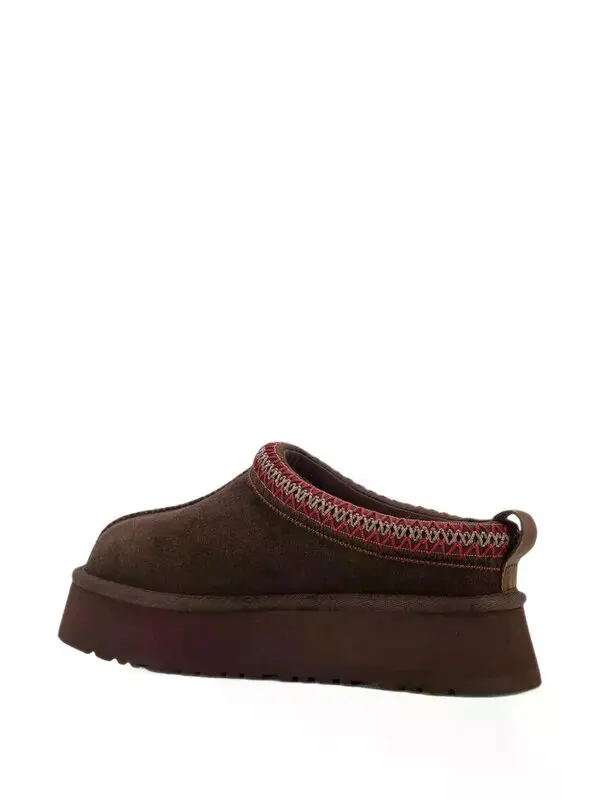 UGG Tazz Embroidered Suede Slippers