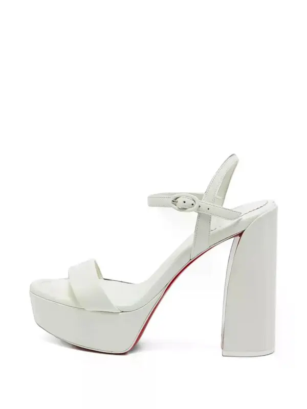 CHRISTIAN LOUBOUTIN Movida Sabrina Platform Sandals - White