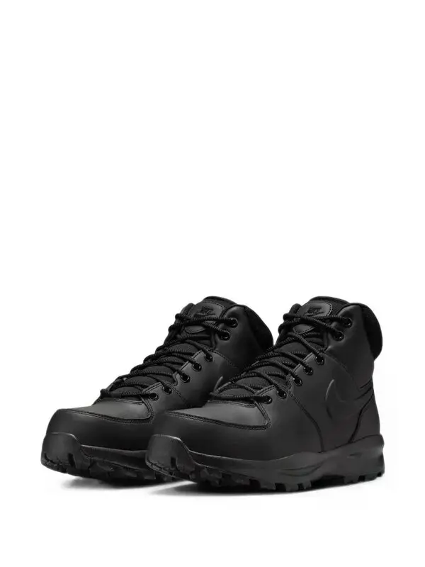 Nike Manoa Leather High Top Sneakers - Black