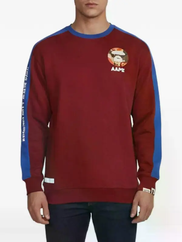 A BATHING APE Graphic-print Sweatshirt - Red