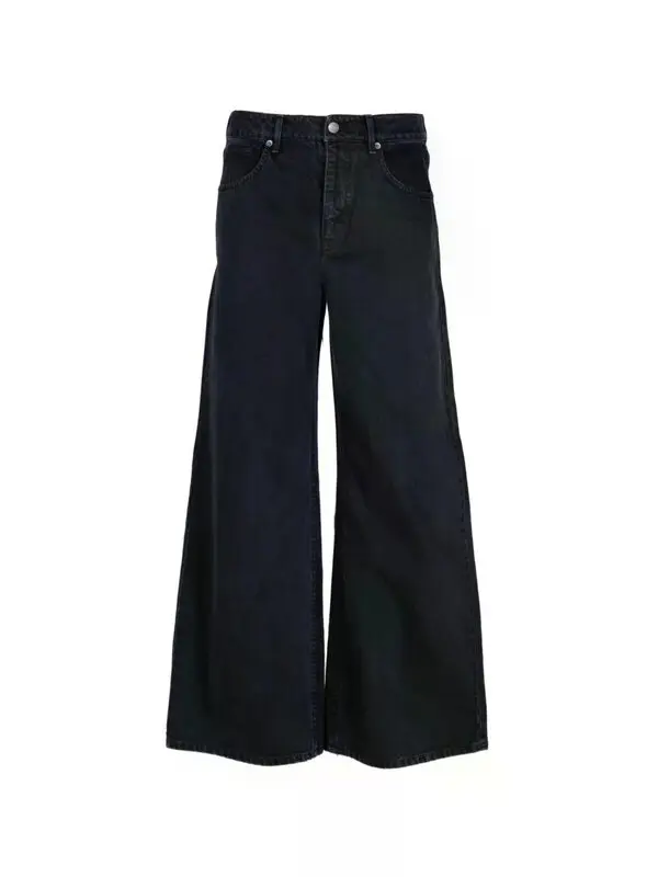 NILI LOTAN Marlene Wide-leg Jeans - Black