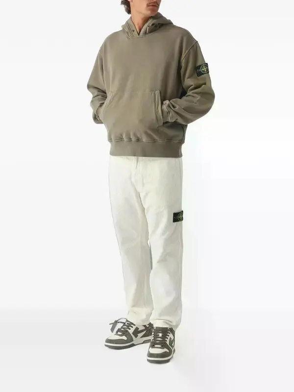 Stone Island Logo-patch Hoodie - Neutrals