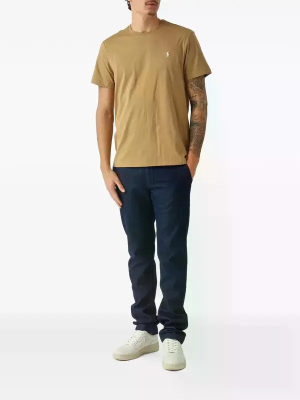 Polo Ralph Lauren Logo-embroidered T-shirt - Neutrals