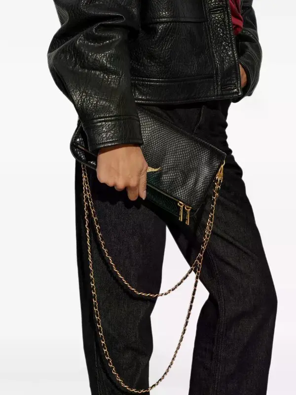 Zadig&Voltaire Rock Soft Wild Clutch Bag