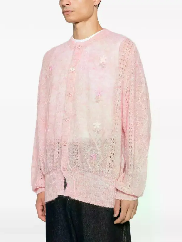 MAGLIANO Cor Flower-embroidered Cardigan