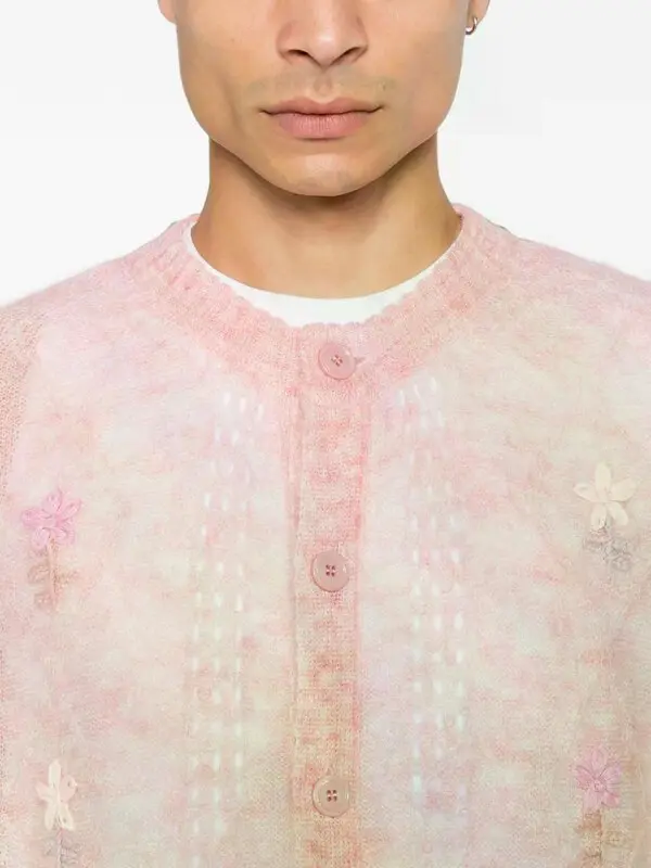 MAGLIANO Embroidered Cardigan - Pink
