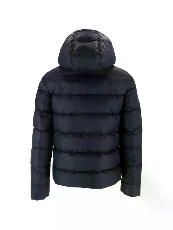 FAY Down Hooded Jacket - Blue