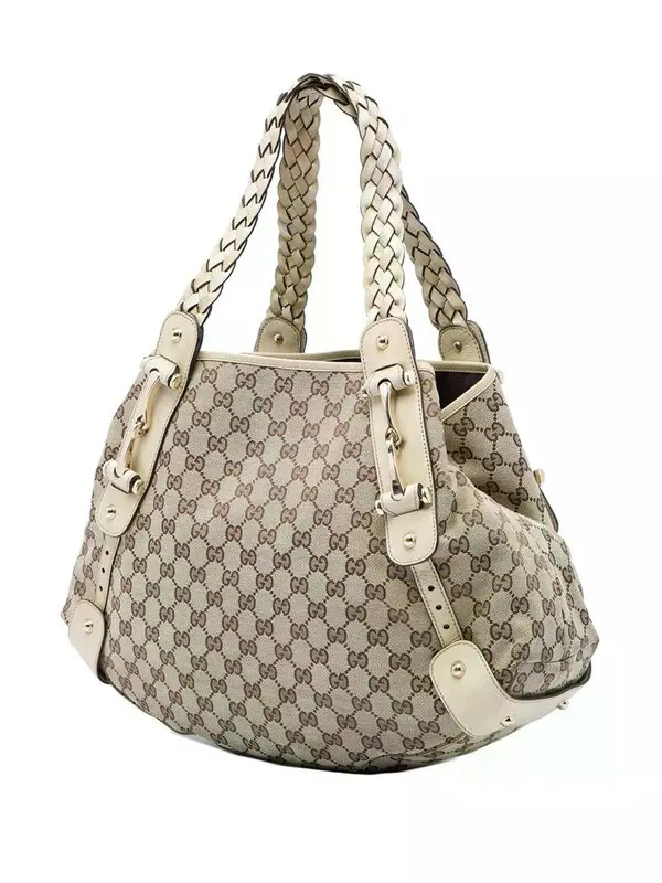 Gucci 2016-2026 Gg Canvas Horsebit Pelham Shoulder Bag