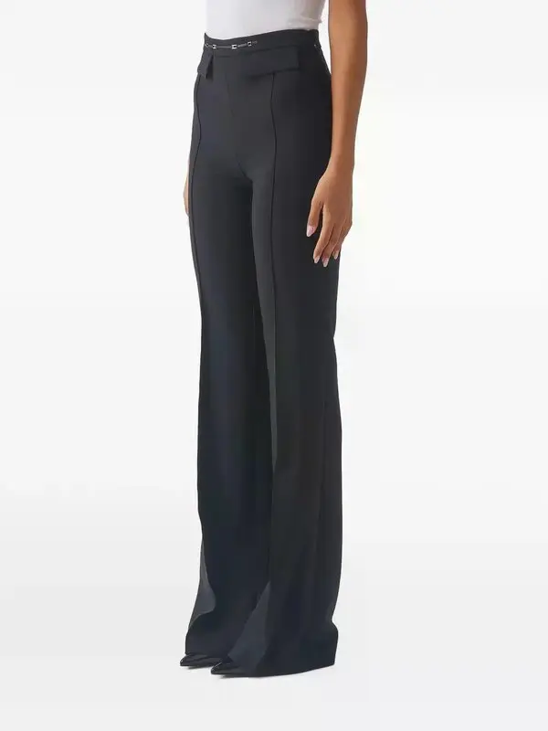 Elisabetta Franchi Trousers In Double Layer Stretch Crêpe