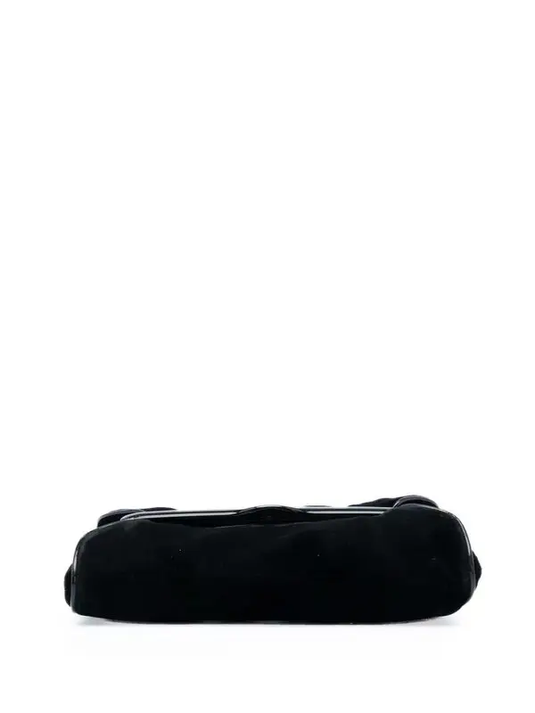 Bottega Veneta 2007 Velvet And Patent Clutch Bag