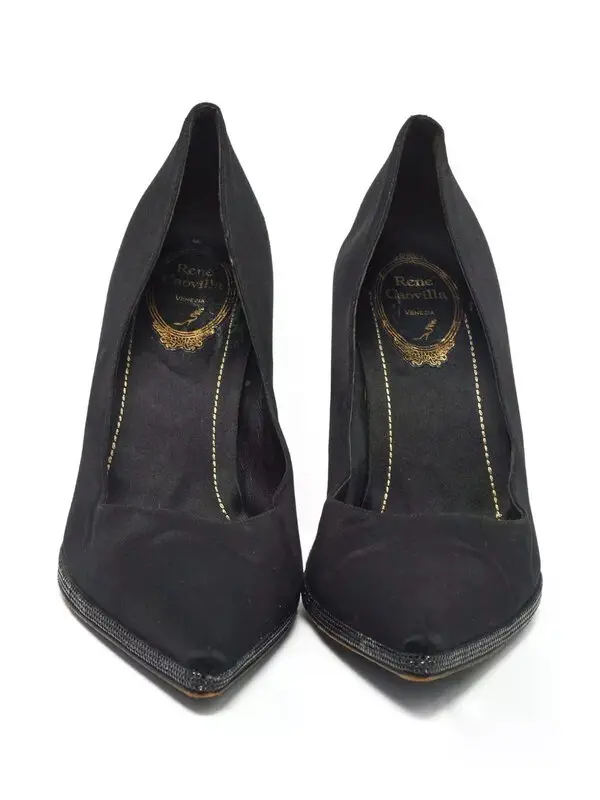 Rene Caovilla Embellished Stiletto Heel Pumps