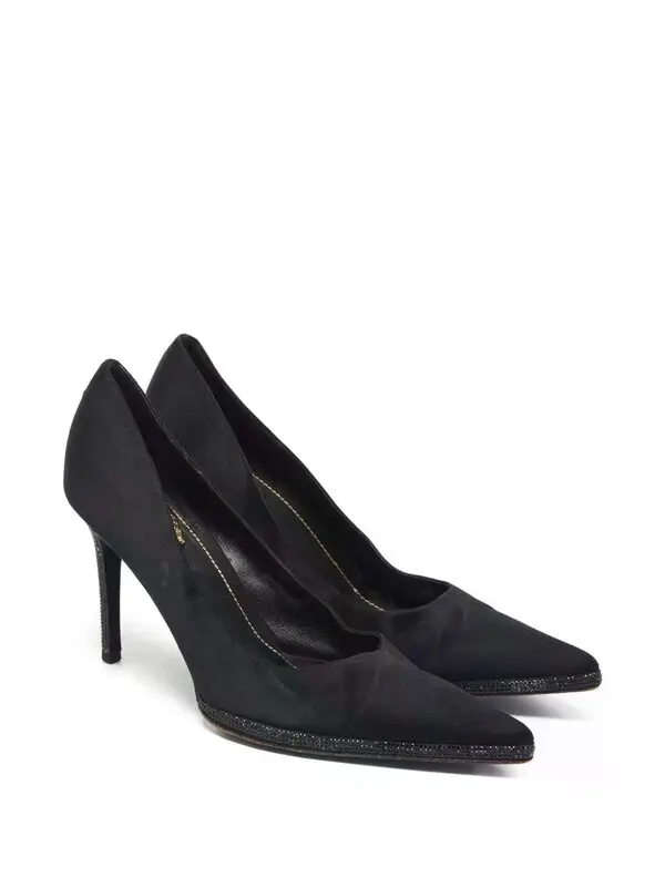 Rene Caovilla Embellished Stiletto Heel Pumps