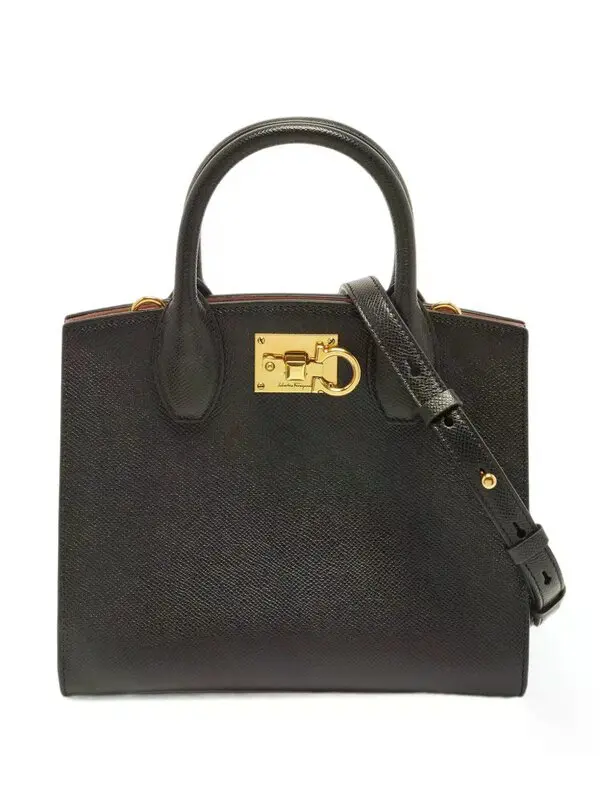 FERRAGAMO Mini Studio Box Tote Bag