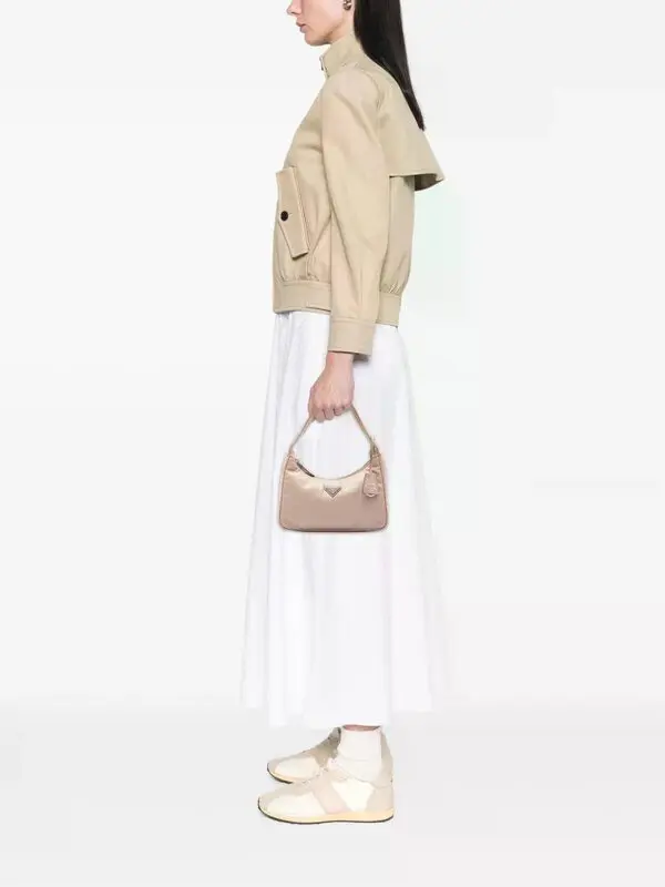Prada Mini Tessuto Re Edition 2000 Shoulder Bag - Neutrals