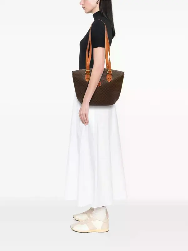 Celine Macadam Coated Canvas Tote Bag