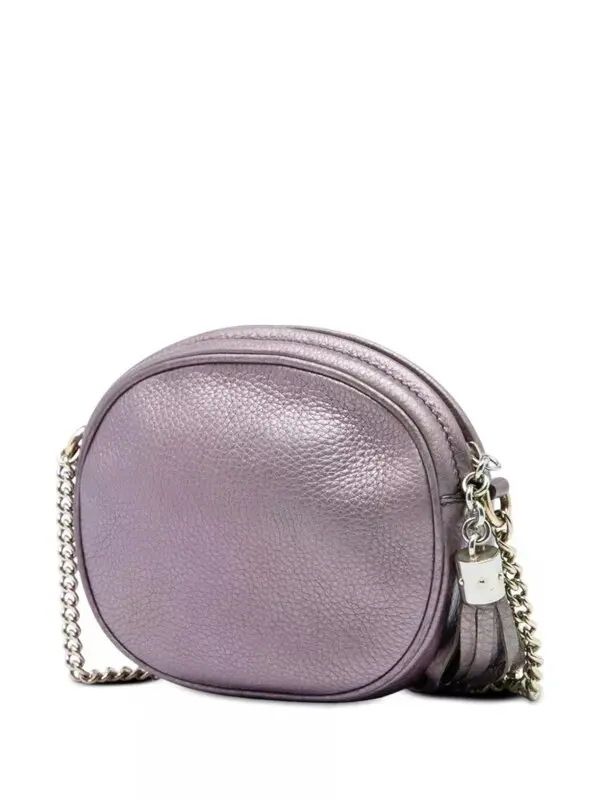 Gucci Soho Chain Crossbody Bag - Purple