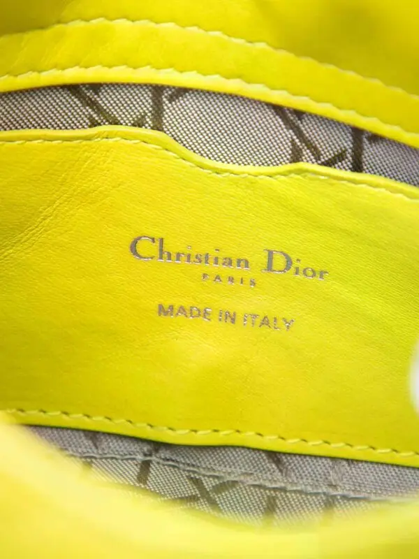 Dior 2015 Micro Lambskin Cannage Lady Satchel